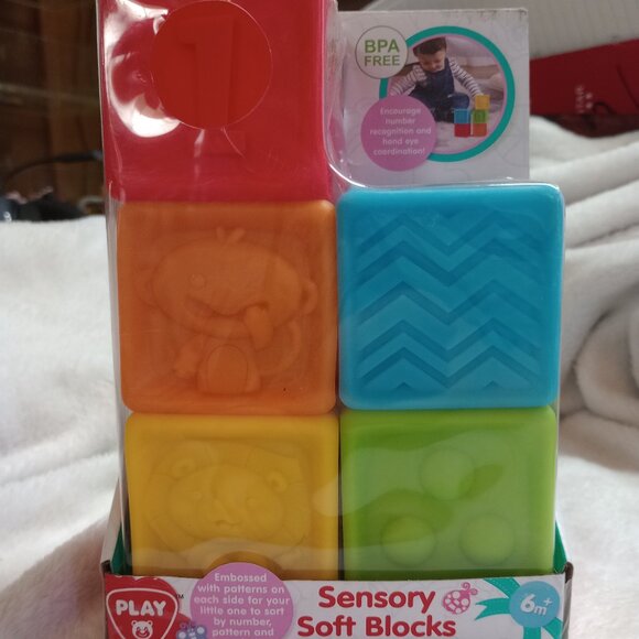 Playgo | Toys | Playgo Sensory Soft Blocks | Poshmark